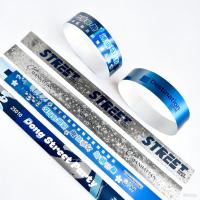 China Ultimate Event Accessory Unisex Fashionable and Adjustable Paper Wristbands in Silver or Gold for sale