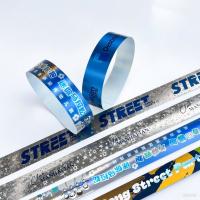 China Ultimate Event Accessory Unisex Fashionable and Adjustable Paper Wristbands in Silver or Gold for sale