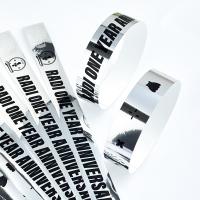 China Ultimate Event Accessory Unisex Fashionable and Adjustable Paper Wristbands in Silver or Gold for sale