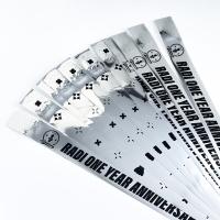 China Customizable Silver Shiny Glitter Holographic Disposable Bracelets Perfect for Party for sale