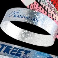 China Glitter Party Wristbands Unisex Adjustable for Events for sale