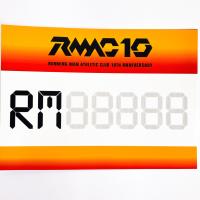 China Tyvek Race Bib Numbers - Customizable Screen Printed 0.5mm for sale