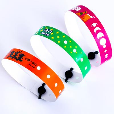 China Custom PVC Wristbands for Events Waterproof Vinyl Bracelets for sale