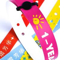 China Custom PVC Wristbands for Events Waterproof Vinyl Bracelets for sale