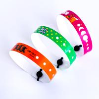 China Custom PVC Wristbands for Events Promotions Waterproof for sale