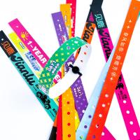 China Custom PVC Wristbands for Events Promotions Waterproof for sale