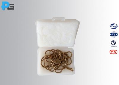 China 2 Millimeter Diameter Chain Testing 63% Cu / 37% Zn Material 1.1 M Length for sale