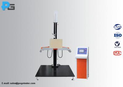 China Double-Arm Free Fall Drop Testing Equipment for Container with ASTM D5276 IEC 60068-2-27 CNAS 29999 Compliance for sale
