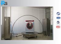 China IPX3 IPX4 Swing Pipe Ingress Protection Test Equipment 220V/50Hz With Radius R1000 for sale