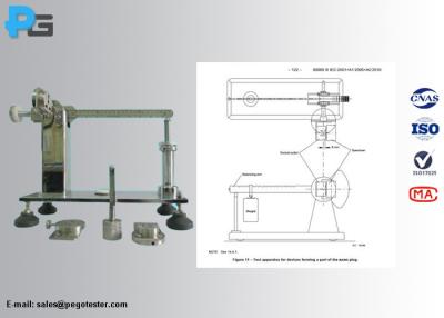 China IEC60065 Plug In Socket Tester Torque Test Apparatus Device With BS/UL/AS/NZS Plugs for sale