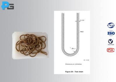 China Luminaire Short Circuit Protection Test Chain 1.1m Length 2.5Ω/M±20% Resistance Value for sale