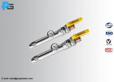 China IP Rating 0.25Mpa SUS304 Jet Hose Nozzles With Pressure Gauge for sale