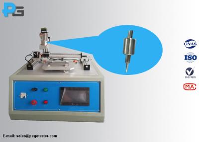 China PLC Automatic Abrasion Resistance Tester Hardened Steel Radius 0.25mm Scratch Pin for sale