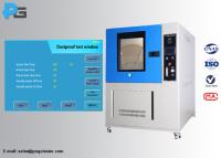China IP5X / IP6X Dust Test Chamber PLC Touch Screen Control With Vacuum System for sale