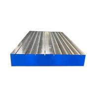 China T-Slotted Cast Iron Floor Plate Sand Casting for sale