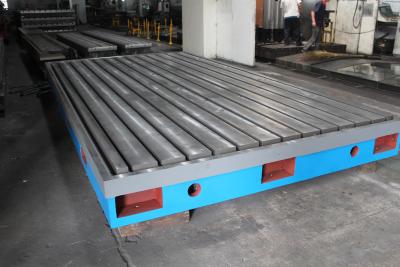 China Cast Iron T Slotted Floor Plate With Level Pockets for sale
