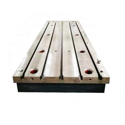 China Cast Iron T Slot Floor Plate 4000x2000mm Alcohol Coating Precision Grade 3 for sale