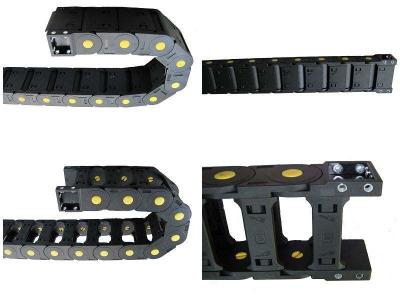 China PA66 Plastic Drag Chain Cable Carrier for CNC Machines - Flexible Wire Protection with Multiple Width Options for sale