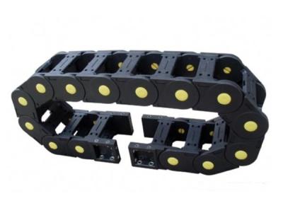 China PA66 Plastic Cable Drag Chain for CNC Machine Flexible Wire Carrier 120°C for sale