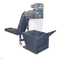 China Professional Metal Chip Conveyor with 60° Incline and 175-600mm Width Options for CNC Scraper Chain Systems for sale