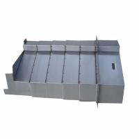 China Strong Telescopic Bellow Cover for CNC Machines - 30m Travel Length, 3500mm Width, Steel Plate Construction for sale