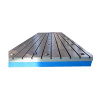 China Heavy Duty Cast Iron Bed Plates with Hand-Scraped Surface - Grade 2 Flatness up to 60µm, Sizes 400x400mm to 8000x3000mm for sale