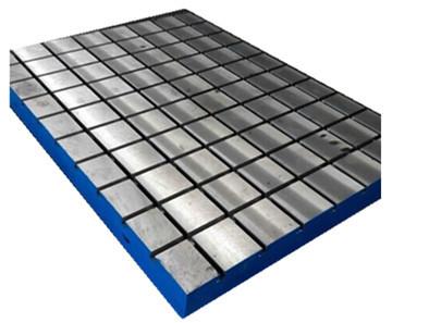 China T Grooves Cast Iron Lapping Plate HT250 | 100x200mm to 8000x3000mm | Grade 1-3 Precision for sale