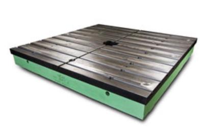 China Cast Iron T-Slot Surface Plate 200-3000mm Width Range with 50-60mm Thickness for Motor Testing for sale