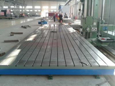 China Grey Iron T-Slotted Floor Plate Grade 2 Flatness 200x100mm to 8000x3000mm for Machine Tool Inspection for sale
