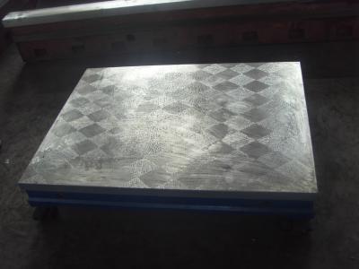 China Professional Cast Iron Surface Plate 1000×1000×150mm with 000-1 Grade Precision for Manual Lapping for sale
