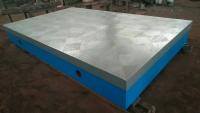 China High Strength Cast Iron Surface Plate 400x400mm to 8000x3000mm with Grade 1-3 Precision 12-570μm Flatness for sale
