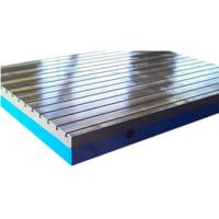 China T-Slotted Leveling Floor Plate 500x500x125mm with 3 Precision Grades for Industrial Inspection for sale