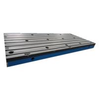 China High Precision Cast Iron T-Slotted Bed Plates with 5 Slot Configuration and 2000x1000mm Size Options for sale