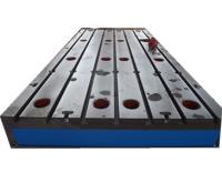 China Professional Cast Iron Bed Plate for Electrical Motor Testing - HT200-300 Material with 400×400 to 8000×3000mm Sizes for sale