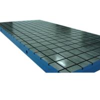 China Grey G 25 Cast Iron Bed Plates with T-Slots - 4000x2000mm Size, Grade 1-3 Precision Tolerances for sale
