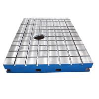 China 1500x1500mm Cast Iron Surface Plate with Central Hole - HT200-350 Material, HB170-240 Hardness for Precision Measurement for sale
