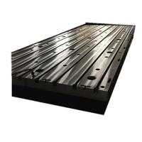China HT250 Cast Iron T-Slot Base Plate for CNC Thread Milling Machine - 9000x4000 mm with 0.1 mm Flatness for sale