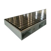 China High Hardness T Slotted Floor Plate Non Glaring Hand Scrap Surface Finish for sale