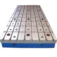 China Cast Iron Work Bed Table with T-Slot Base Plate - DIN 650 Standard, 400x400mm to 8000x3000mm Sizes, Grade 1-3 Precision for sale