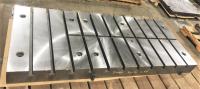 China Heavy Duty Steel T-Slot Plate 700x200mm with 50mm Profile Height and 100mm Slot Spacing for sale