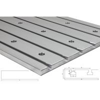 China Rectangular Steel Clamping Plate with T-Slots - C45 Tool Steel Construction for Industrial Production for sale