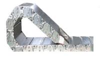 China TLG 100 Fully Enclosed Steel Drag Chain with 1200mm Width for Cable Protection in Industrial Applications for sale
