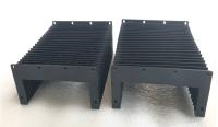 China CNC Black Flexible Accordion Bellow Covers - Dust Proof Protection with PVC Supports and Multiple Size Options for sale