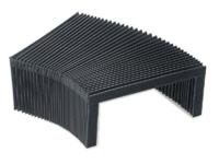 China Durable Industrial Bellows Covers with Custom Sizes - Folded, Flat & Round Designs for CNC Machine Protection for sale