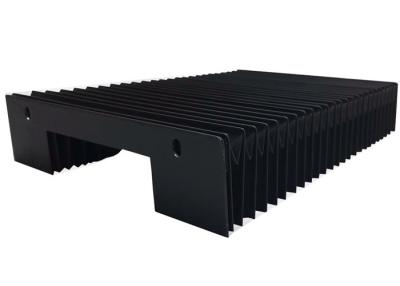 China CNC Black Flexible Accordion Bellow Covers - Dust Proof Protection with PVC Supports and Multiple Size Options for sale