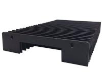China Rectangular Accordion Bellow Cover - Plastic Nylon Material for Lifting Tables with PVC Support and Welded Corners for sale