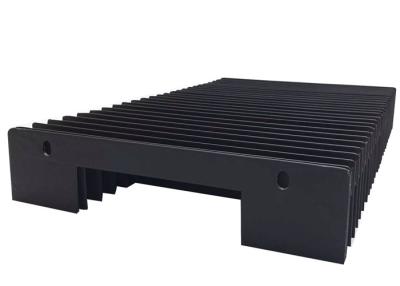 China Rectangular Accordion Bellow Cover - Plastic Nylon Material for Lifting Tables with PVC Support and Welded Corners for sale