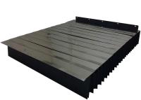China High Speed Accordion Bellow Cover with Steel Sheet Protection - 130mm Rail Height, 400mm Stroke Length for sale