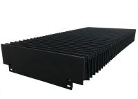 China Guard Shield Telescopic Bellow Cover with 1.5mm PVC Plate and 0.33mm Protective Cloth for CNC Machine Protection for sale