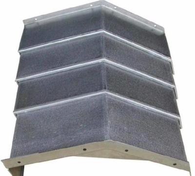China Roof Type Steel Bellow Cover for CNC Machines - Accordion Protection with Custom Sizes and 1Gr13/2Cr13 Materials for sale